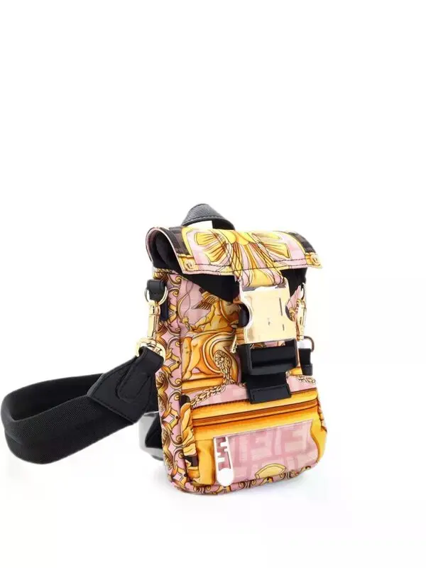 Fendi X Versace Fendace Zucca Nylon Mini Backpack