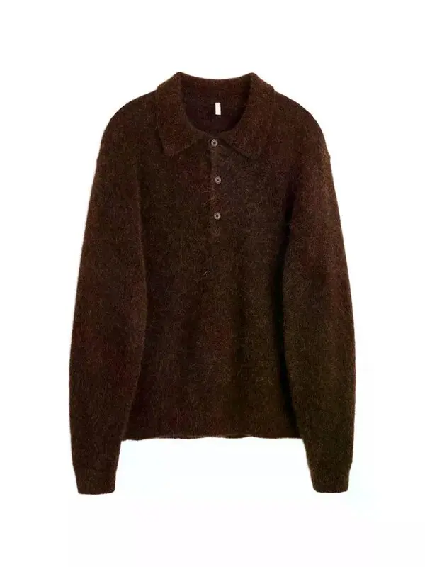 SUNFLOWER Button Collared Polo Top