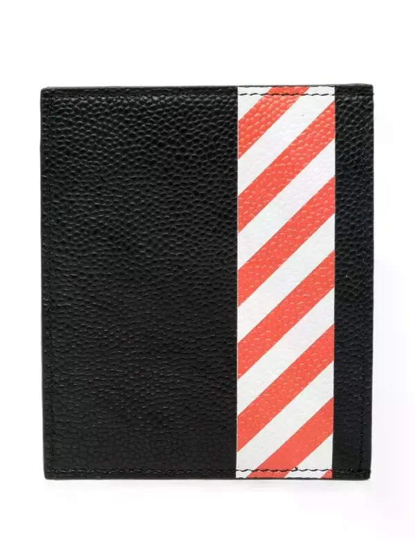 Off-White Diagonals-print Cardholder - Black