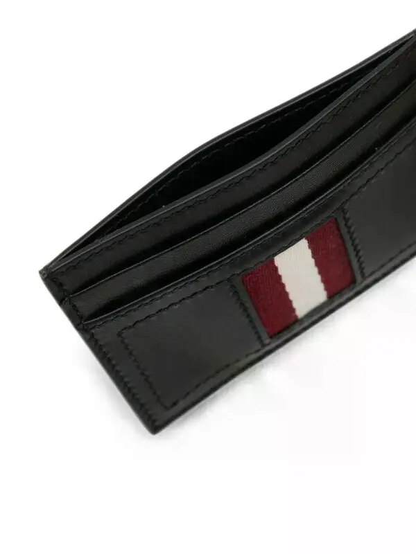 Bally Stripe Leather Cardholder