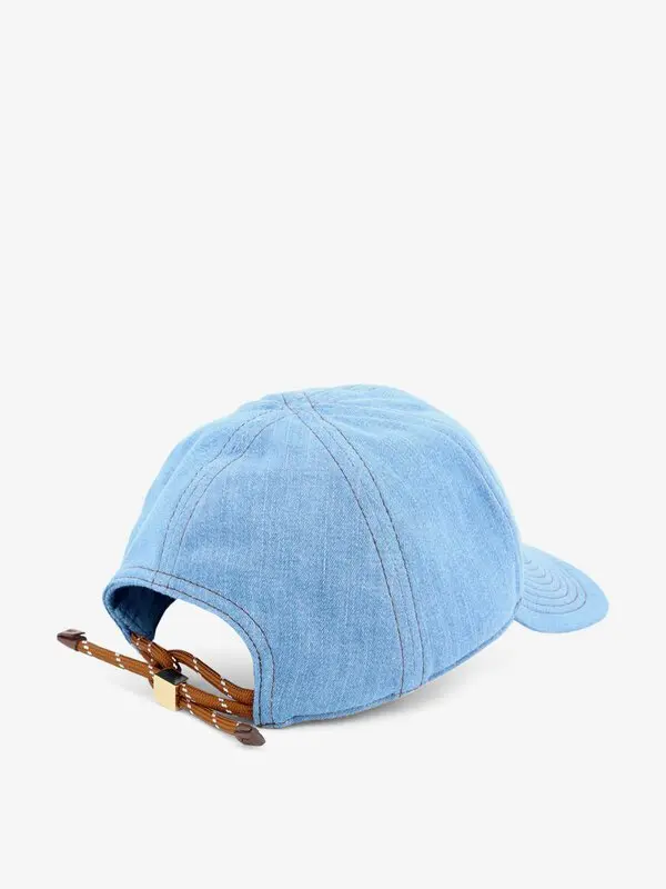 Miu Miu Cotton Hat With Embroidered Logo On The Front