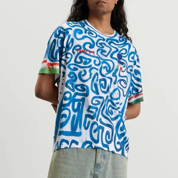 NAVINDER NANGLA Gli Azzurri' Graffiti Jersey