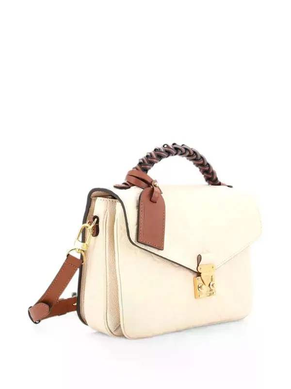 LOUIS VUITTON Pochette Metis Monogram Empreinte Braided Handle Bag