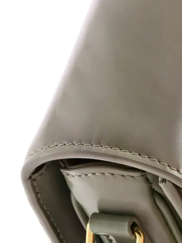 Celine Triomphe Besace Cléa Flap Leather Shoulder Bag