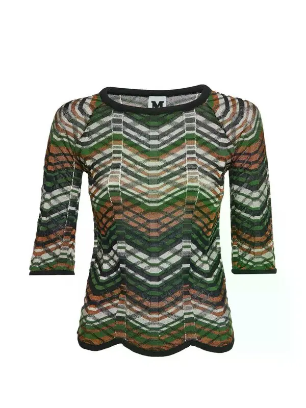 Missoni Scalloped Sweater - Black