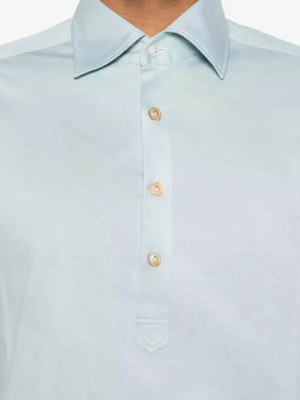 Kiton Buttoned Polo Shirt