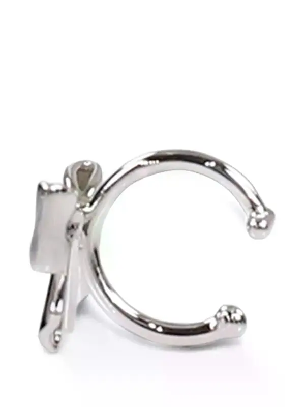 YVMIN Bow Detail Open Cuff Ring