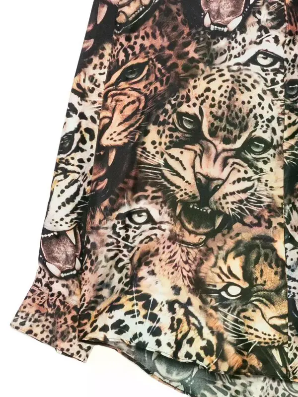 Roberto Cavalli Leopard-print Shirt