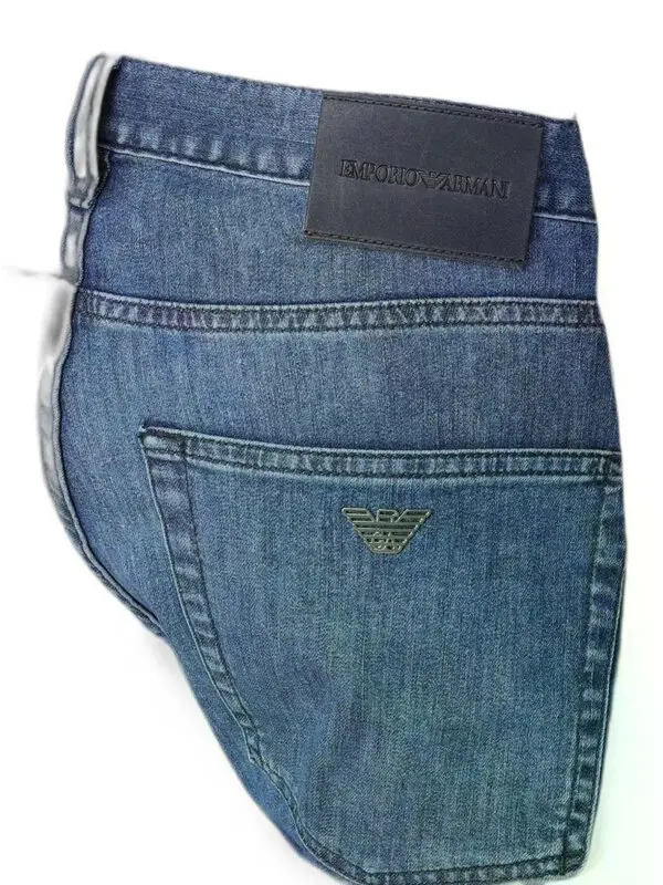 Emporio Armani Logo Plaque Jeans