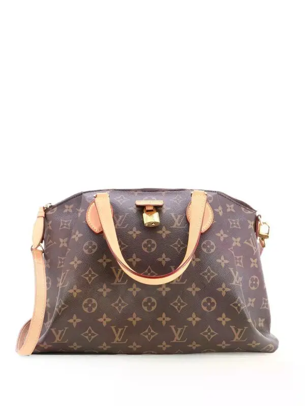 LOUIS VUITTON Rivoli Monogram Canvas Mm Satchel - Brown