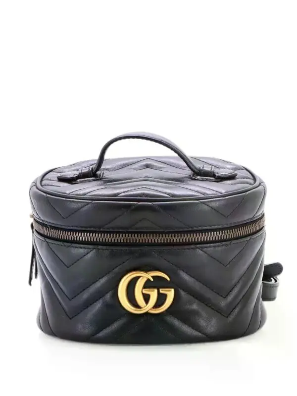 Gucci Gg Marmont Mini Backpack - Black