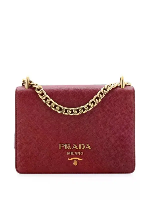 Prada Saffiano Leather Chain Flap Bag