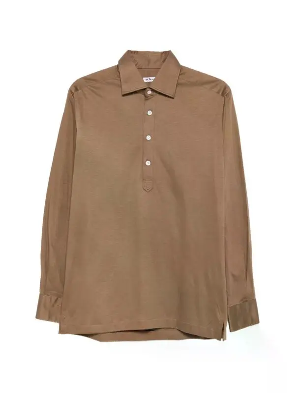 Kiton Buttoned Polo Shirt