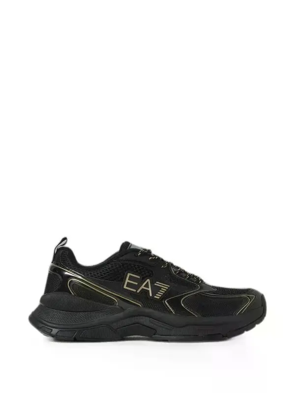 EA7 Logo Print Mesh Sneakers