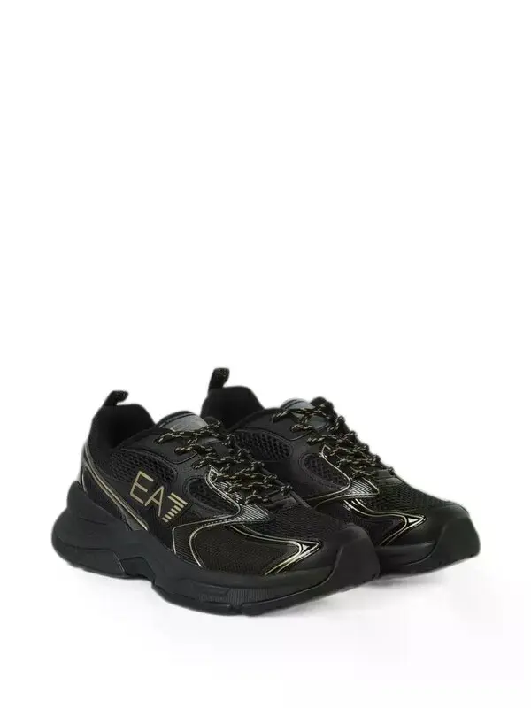 EA7 Logo Print Mesh Sneakers
