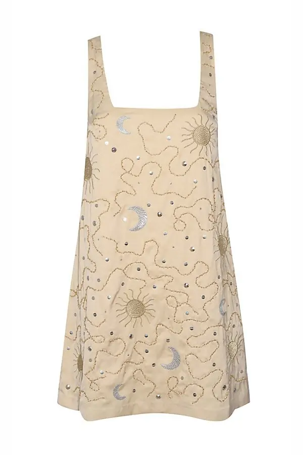 MATTHEW WILLIAMSON X FREE PEOPLE Sol Embellished Mini Dress