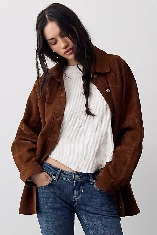 Free People We The Free Suede Jacket