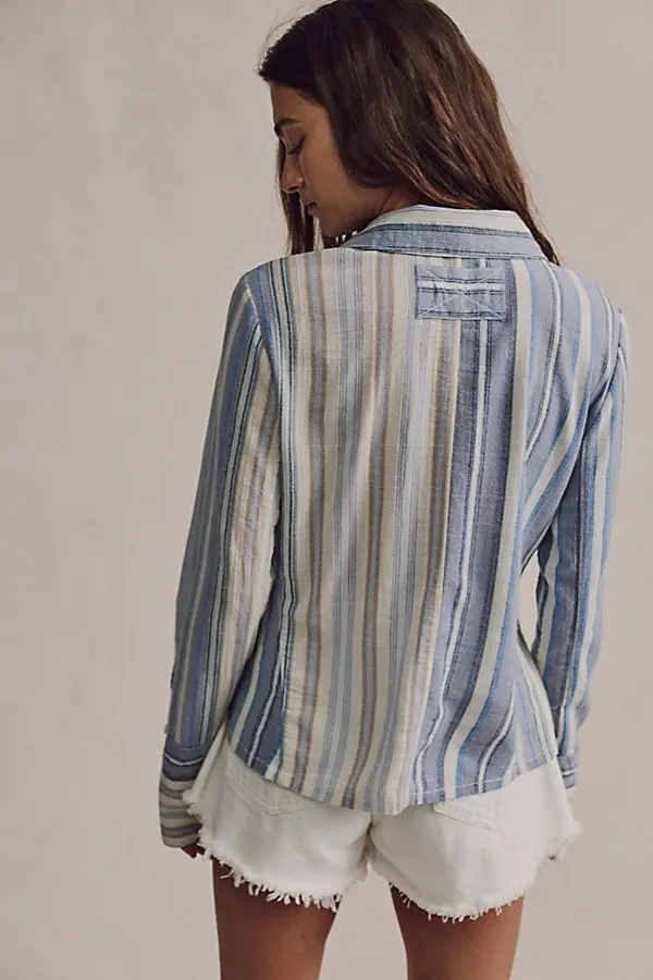 Free People We The Free Mallory Striped Shirt