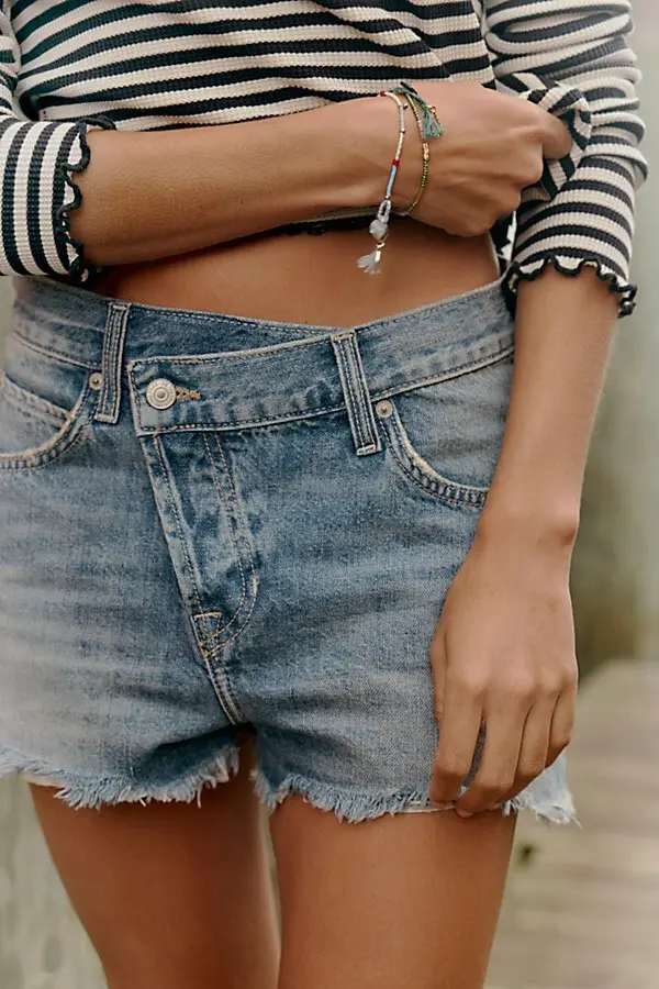 Free People We The Free Double Take Crossover Shorts
