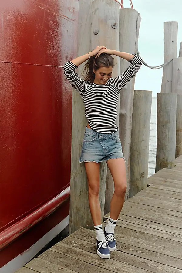 Free People We The Free Double Take Crossover Shorts