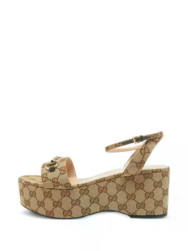 Gucci Horsebit Platform Sandals