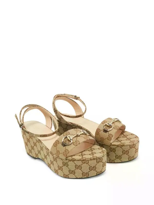Gucci Horsebit Platform Sandals