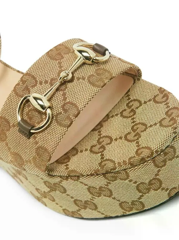 Gucci Horsebit Platform Sandals