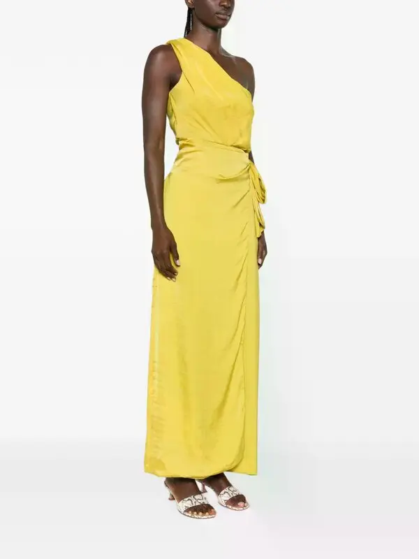 MOUTAKI One-shoulder Maxi Dress - Yellow