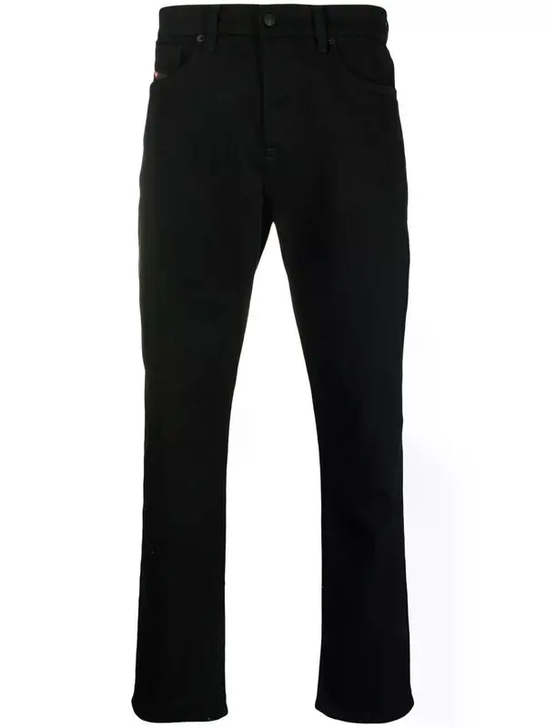 DIESEL® High-waisted Tapered Jeans - Black