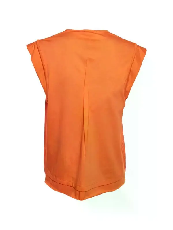 Kenzo Cap Sleeve V-neck Blouse