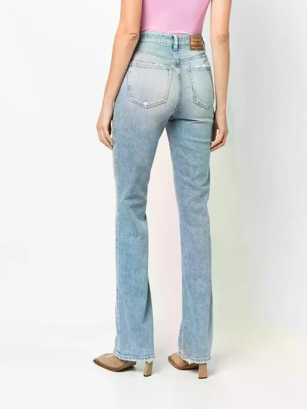 DIESEL® High-waisted Flared Jeans - Blue