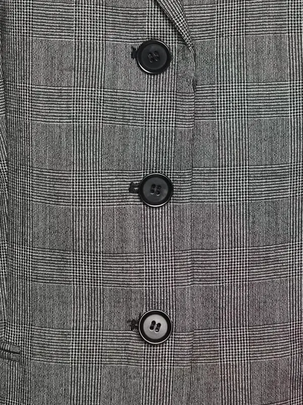 Max Mara Glen Plaid Single-breasted Blazer