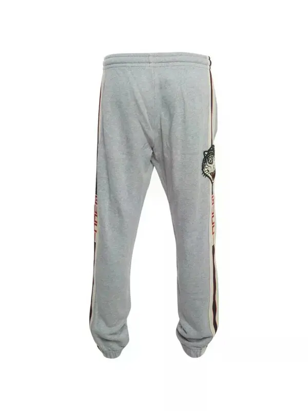 Gucci Tiger Applique Side-stripe Track Pants