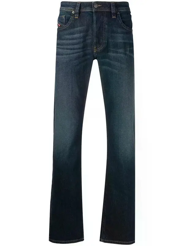 DIESEL® Straight Leg Dark Wash Jeans