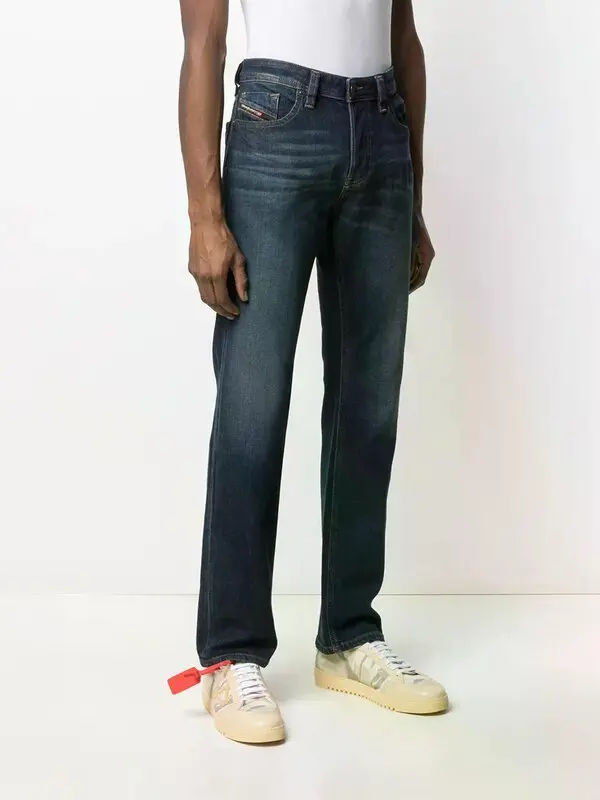 DIESEL® Straight Leg Dark Wash Jeans