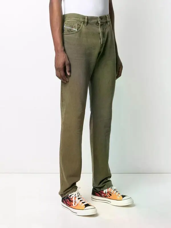 DIESEL® D-kras Slim-fit Jeans - Green