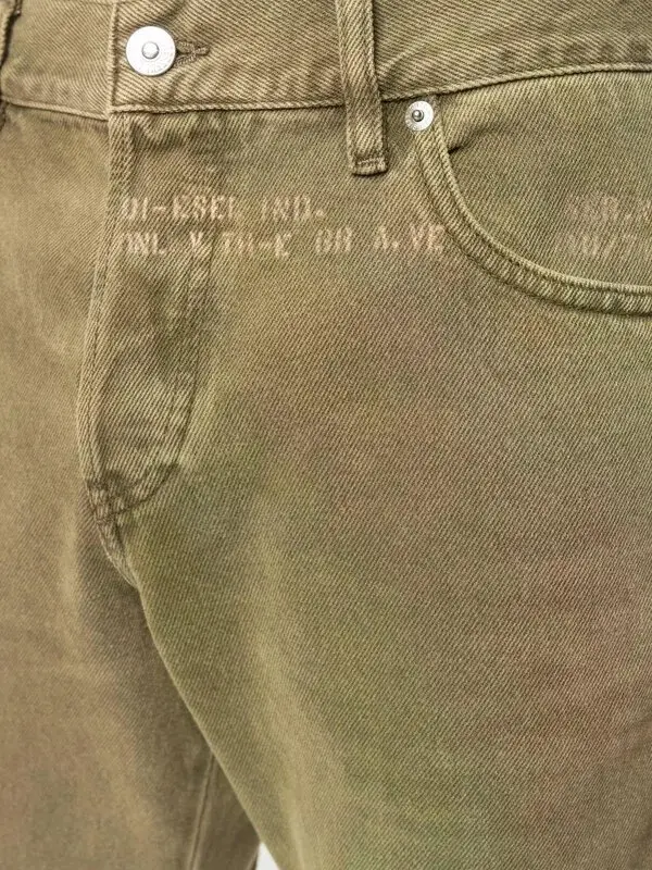 DIESEL® D-kras Slim-fit Jeans - Green