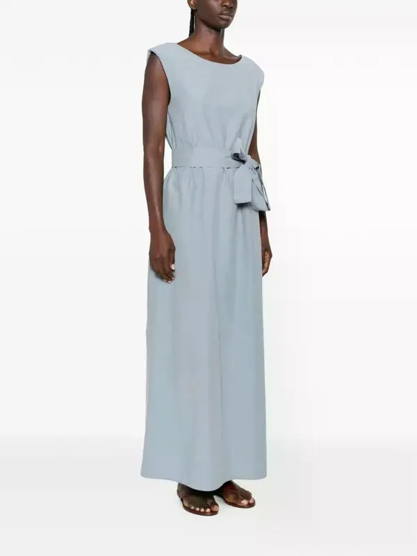 MOUTAKI Sleeveless Maxi Dress With Detachable Belt