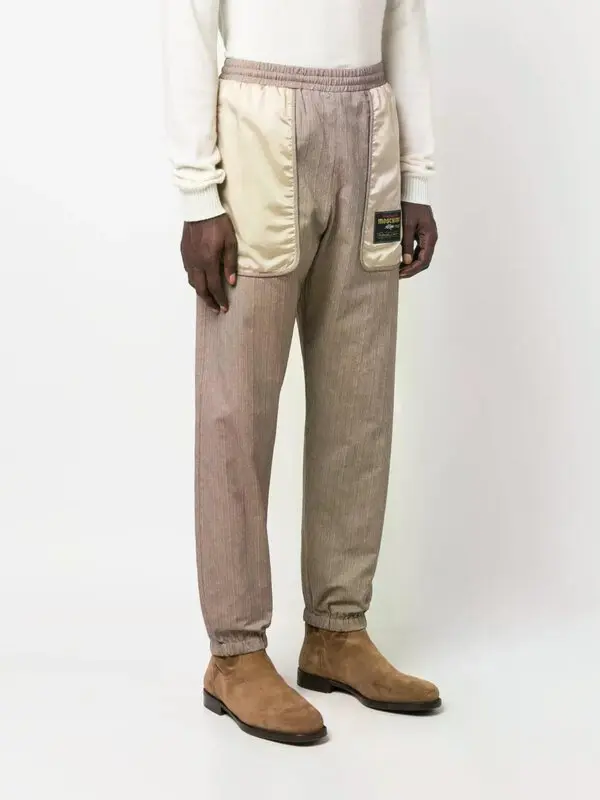 Moschino Logo-patch Panelled Track Pants