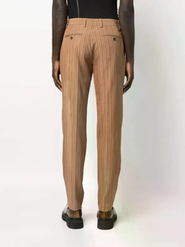 Moschino Tailored Stripe Trousers - Brown