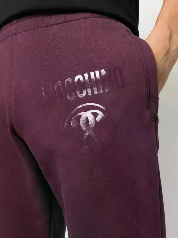 Moschino Logo-print Cotton Track Pants