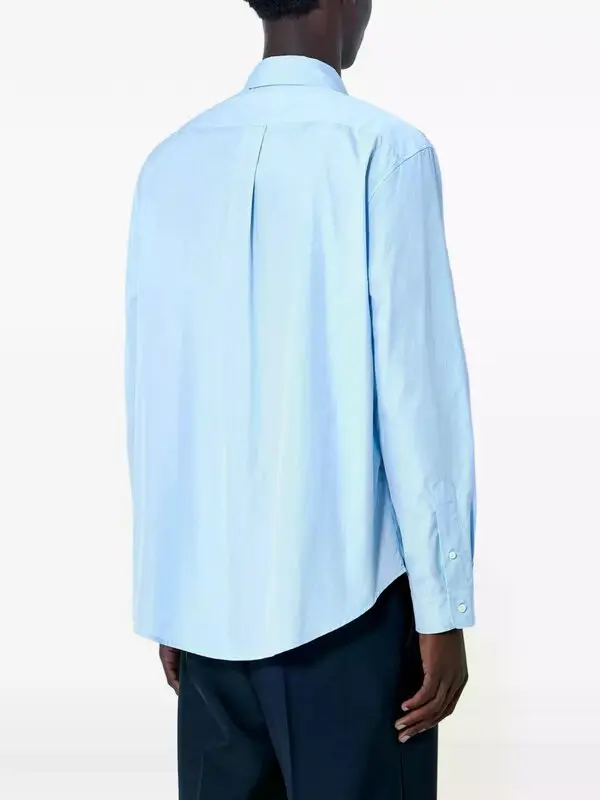 Miu Miu Button-down Cotton-poplin Shirt