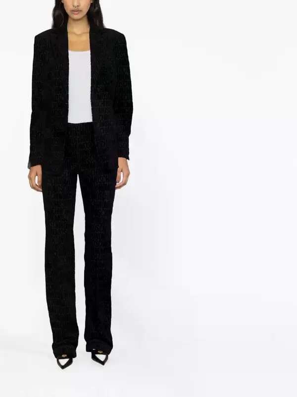 Moschino Monogram-print Tailored Trousers