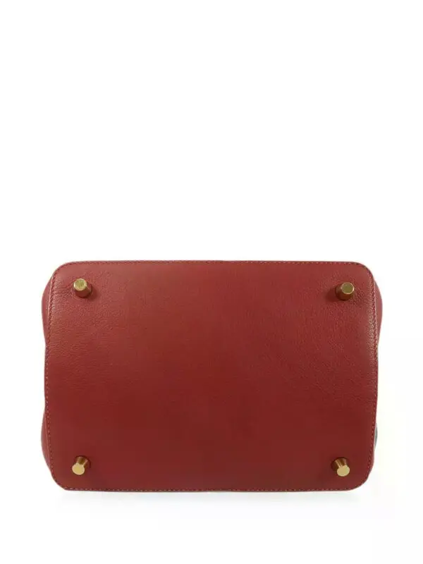 Hermès Toolbox 20 Evercolor Leather Tote Bag - Red