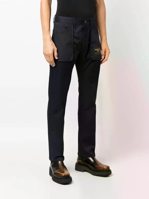 Moschino Straight-leg Cotton Trousers