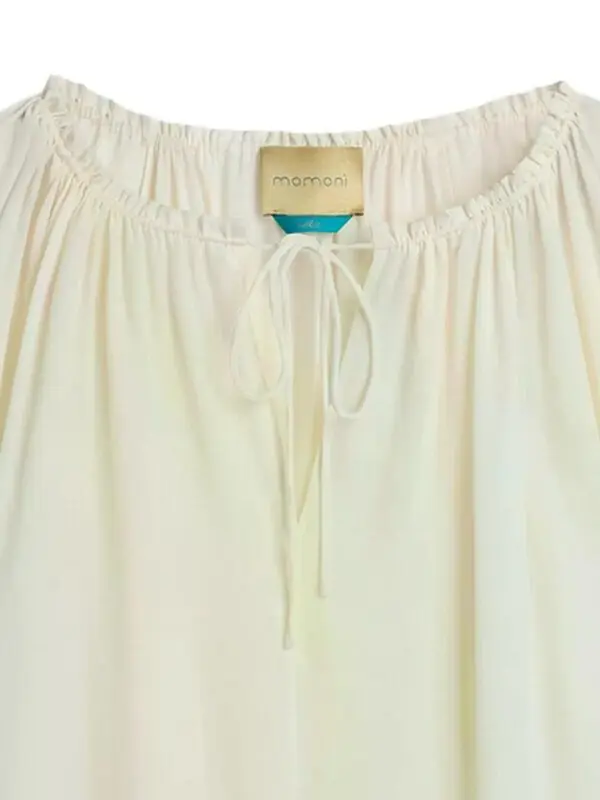 Momoni Mendoza Lace-trimmed Blouse - Neutrals