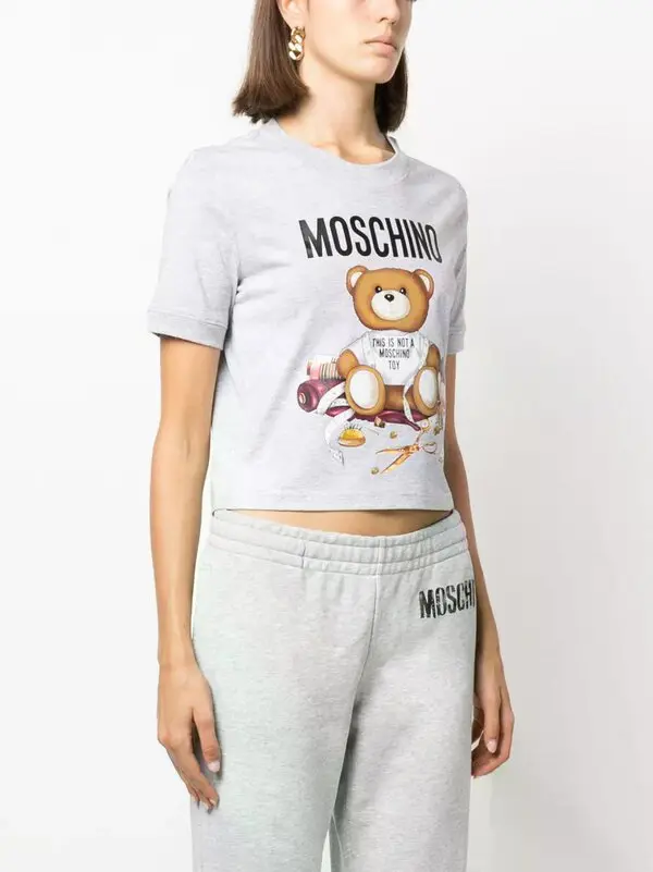 Moschino Print Organic Cotton Track Trousers
