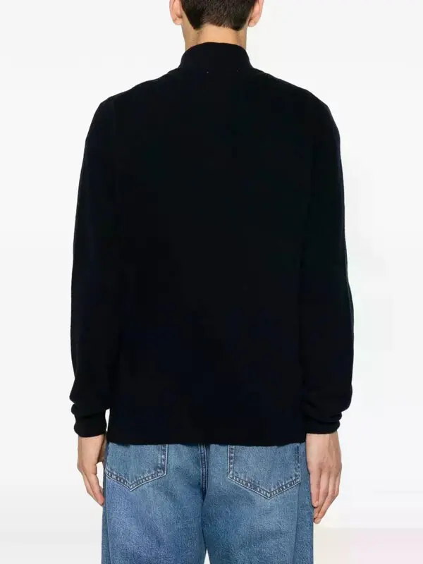 SERGIO MORETTI FIRENZE Half-zip Sweater - Blue