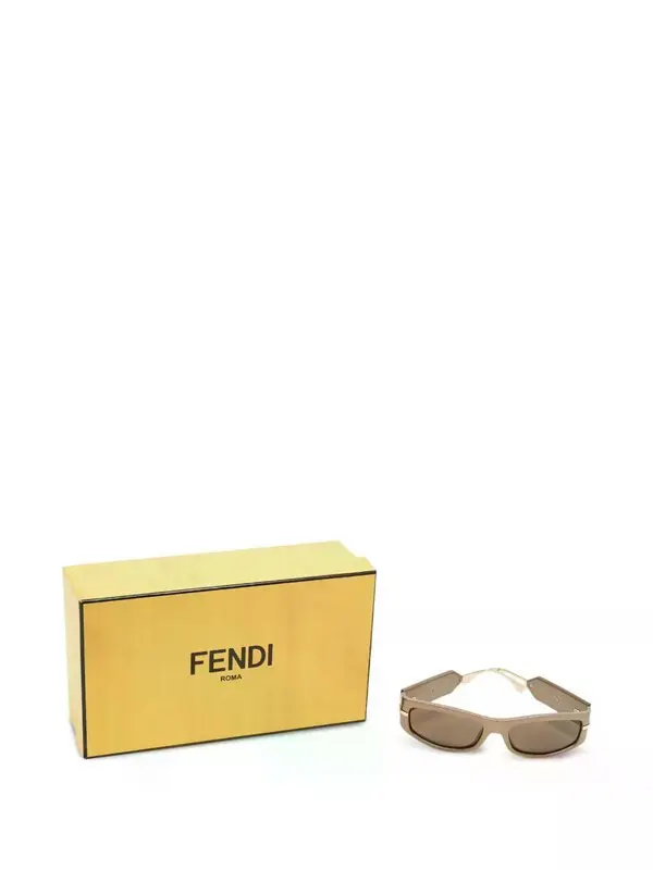 Fendi Fendigraphy Rectangle-frame Sunglasses