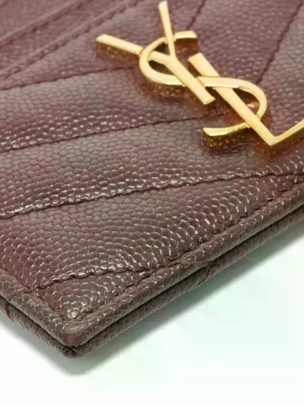 Saint Laurent 2020 Cassandre Matelassé Card Holder